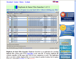 重複したファイルを検索できるソフト duplicate same files searcher - PCあれこれ探索